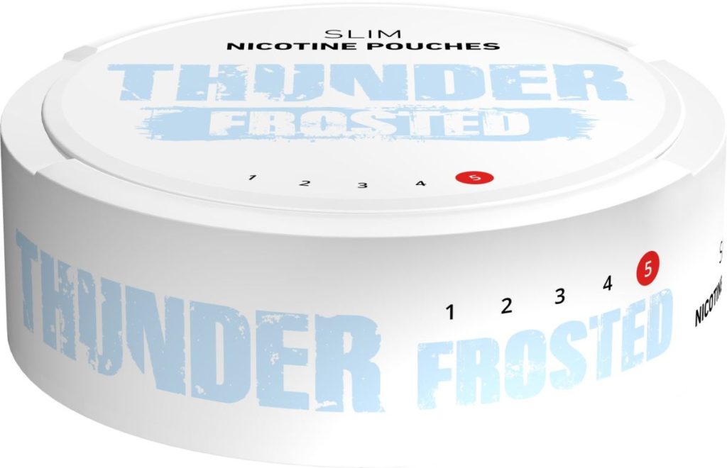 Thunder Slim Frosted Nicotine Pouches 16,8g – Der Sportnahrungsdiscounter